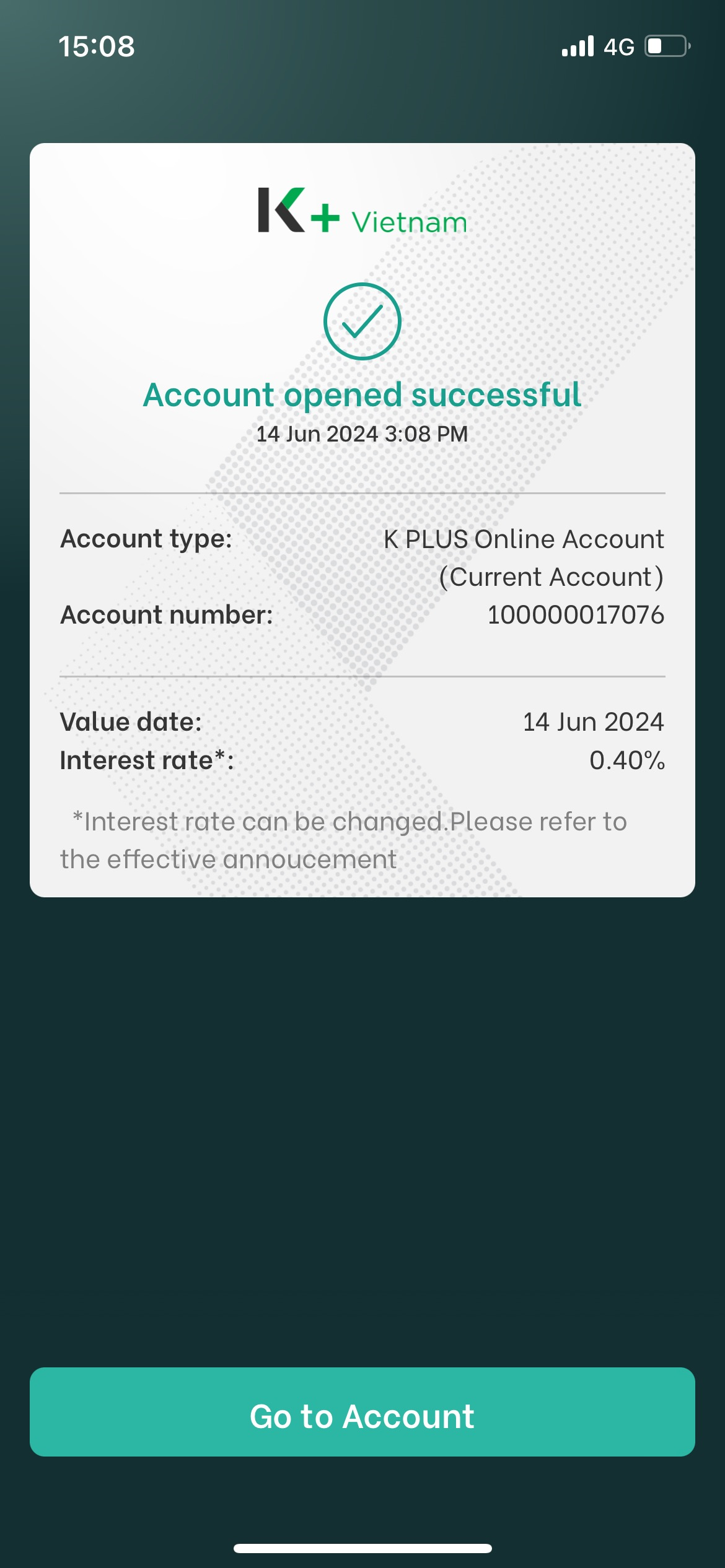 K PLUS Vietnam Application Guide - Open Current Account